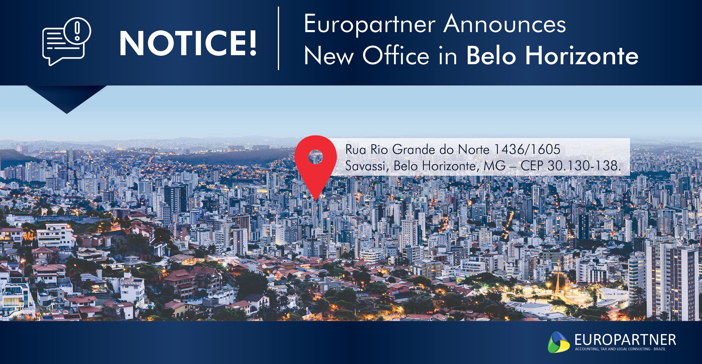 Europartner opens a new office in Belo Horizonte - Brazil
